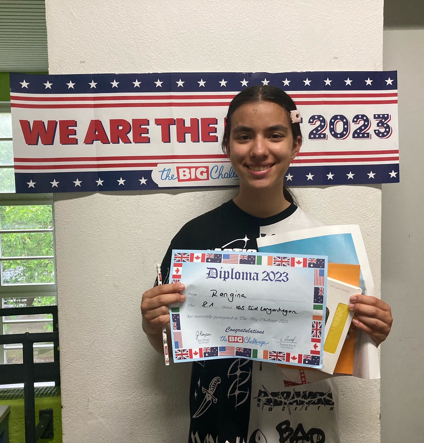 Die IGS gratuliert Rangina - IGS SÜD Langenhagen